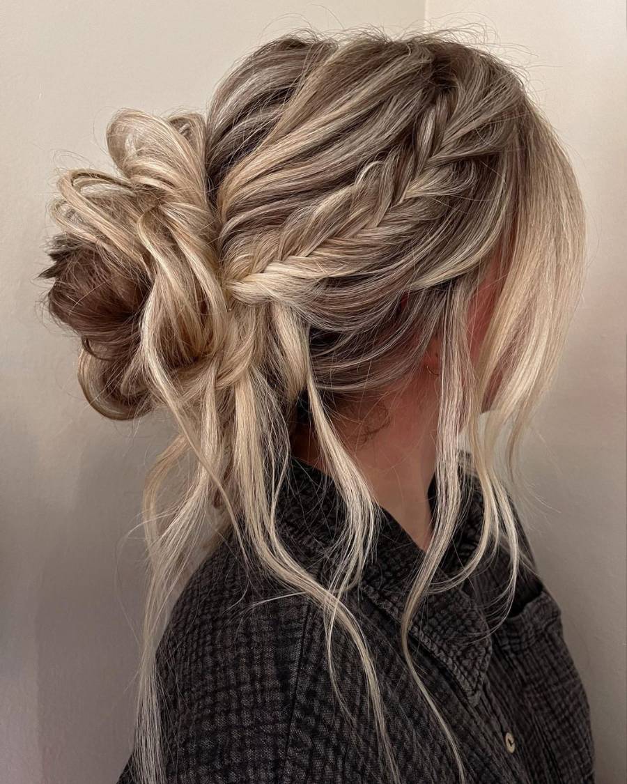 10 Braided Space Bun Looks You Ll Love