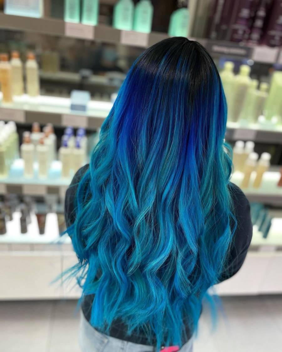 10 Royal Blue Hairstyles That Prove Blue Is The New Beautiful