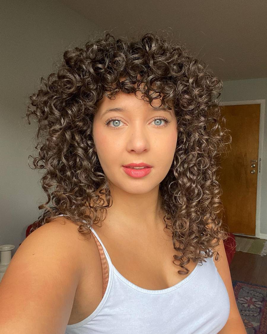 11 Short Curly Hair With Bangs Ideas You'll Love