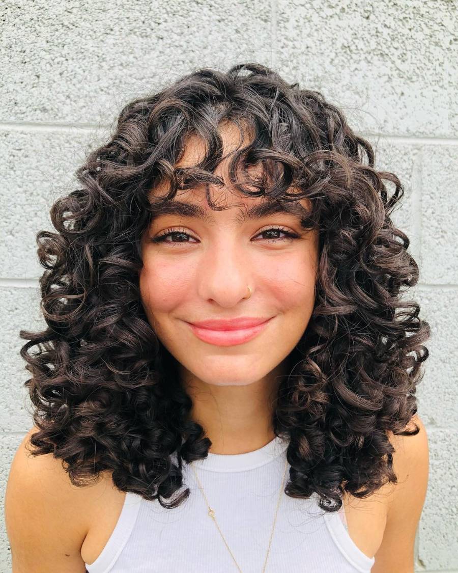 11 Short Curly Hair With Bangs Ideas You'll Love